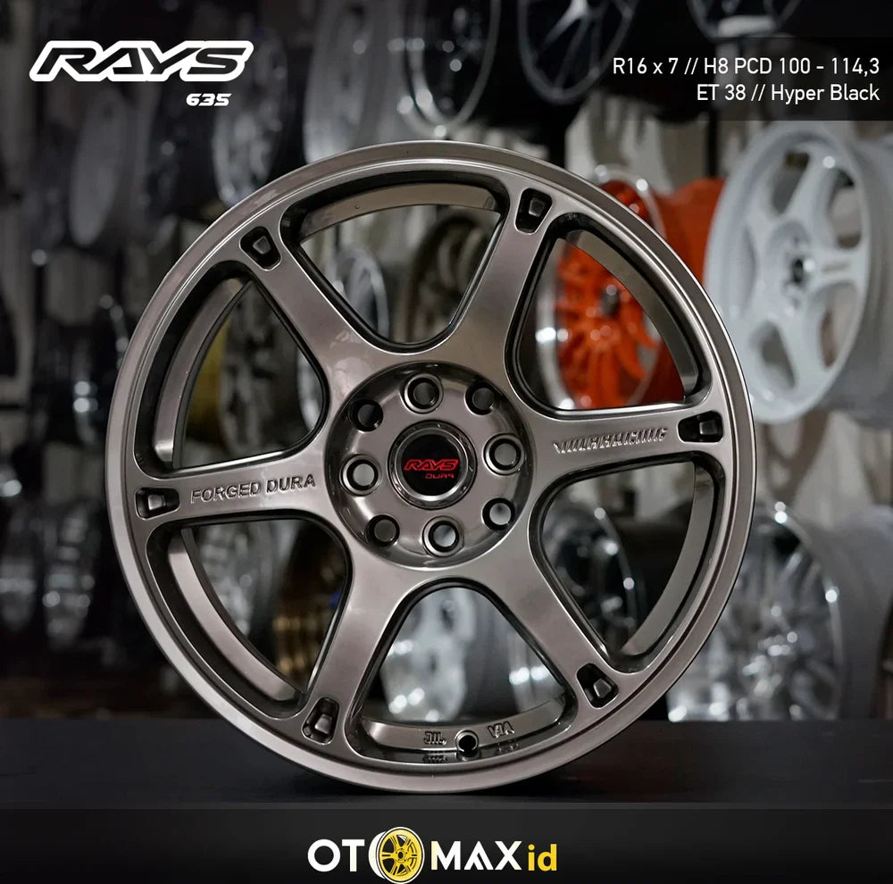 Velg Mobil Rays 635 Hyper Black - Kualitas Tinggi untuk Mobil Anda ...