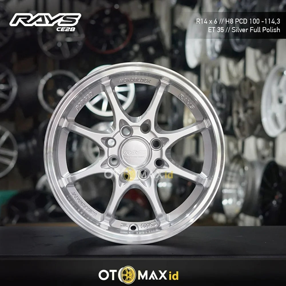 Upgrade Penampilan Kendaraan Anda dengan Velg Mobil Rays 14" Silver ...