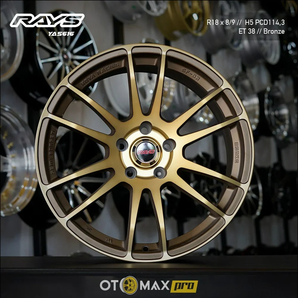 Velg Mobil Rays 18" Bronze - Desain Modern & Handling Optimal – Otomax ...