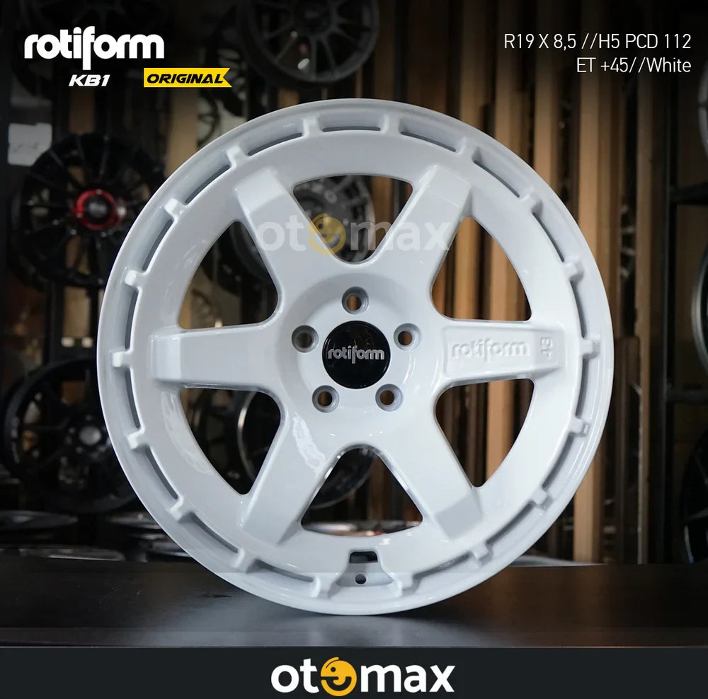 Velg Mobil Rotiform KB1 Original Ring 19 White | Otomax Store – Otomax ...