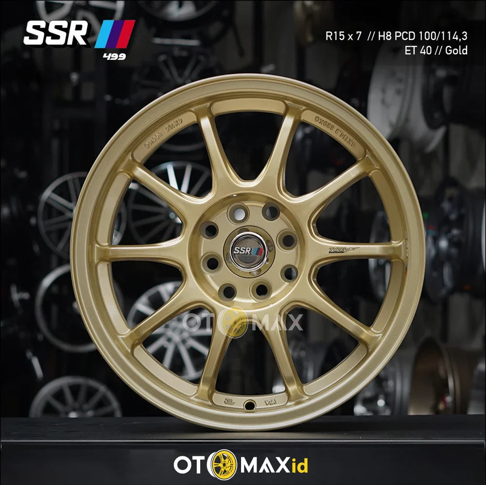 Velg Kualitas Tinggi SSR 499 Ring 15 Gold untuk Mobil Anda | SSR ...