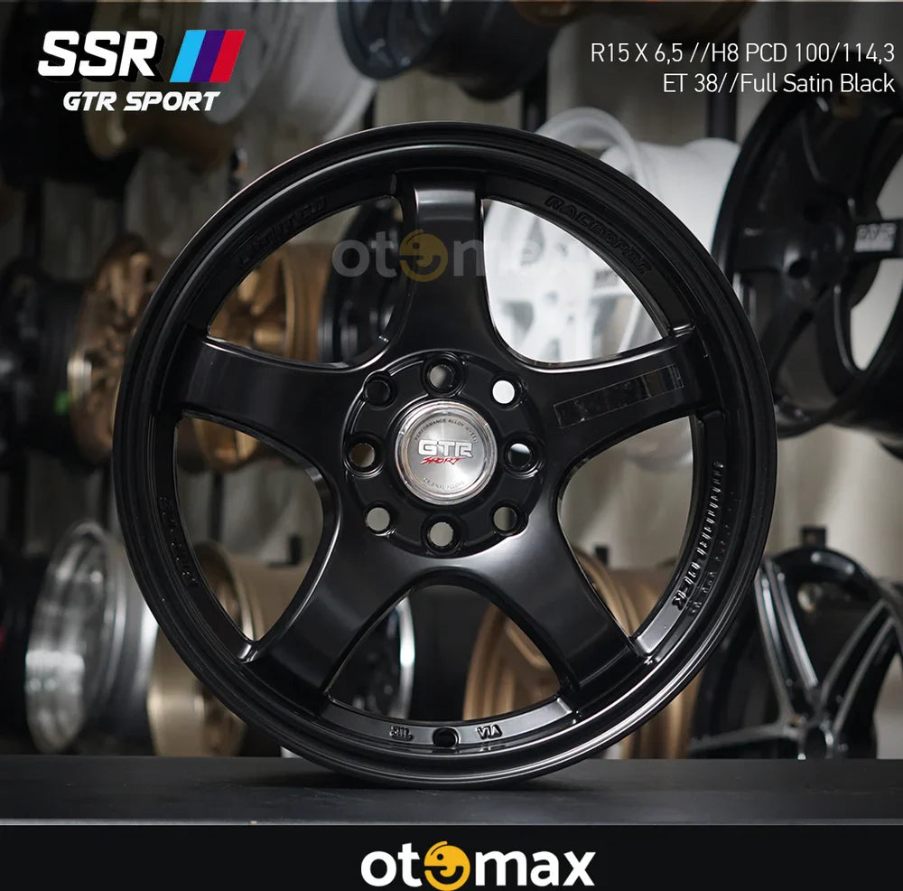 Velg Mobil SSR GTR Sport 5125 Ring 15 - Satin Black yang Stylish ...