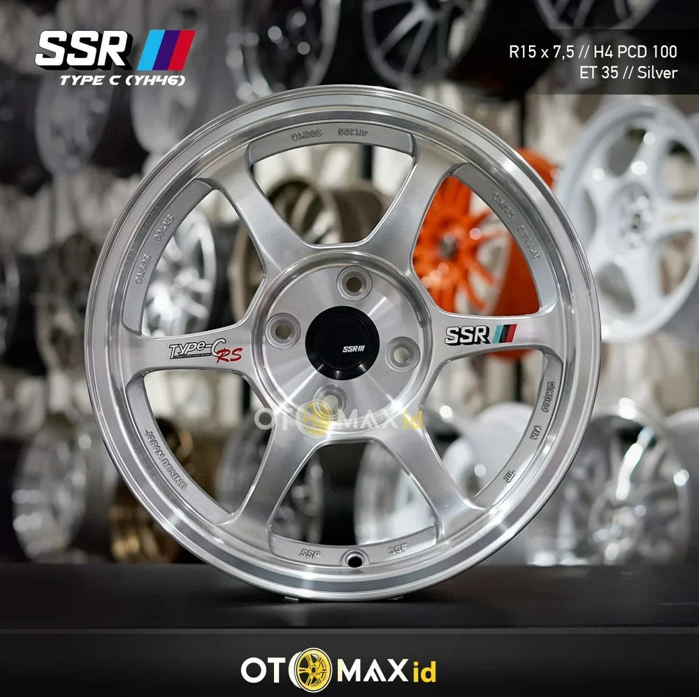 Velg Mobil SSR Type C YH46 Ring 15 Silver – Otomax Store : Jual Velg ...