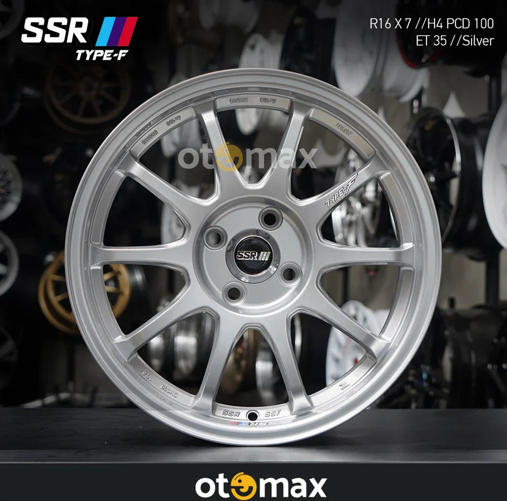 SSR Velg Mobil Type F 161062 - Ring 16 Silver untuk Performa Optimal ...