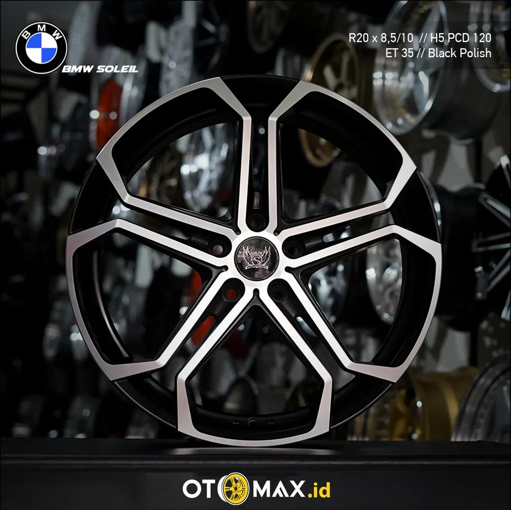 Velg Mobil SSW BMW Soleil Ring 20 Black Polish|Otomax Store – Otomax ...