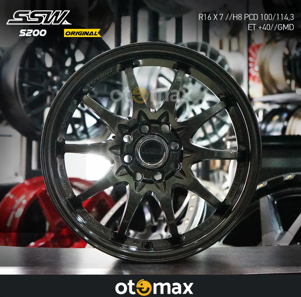 Velg Mobil SSW S200 Original Ring 16 GMD – Otomax Store : Jual Velg Mobil & Ban Mobil Original Murah
