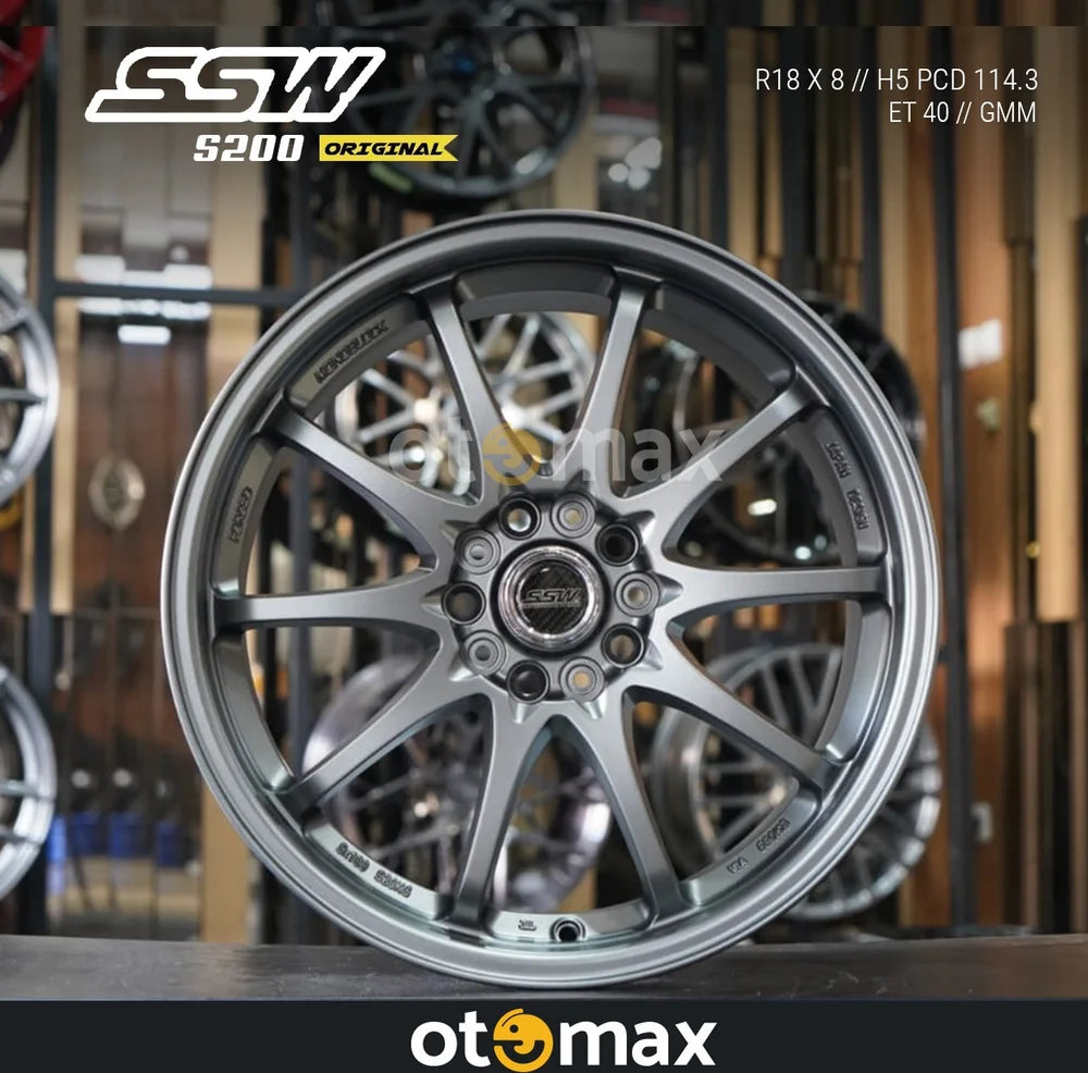 Velg Mobil SSW S200 Original Ring 18 GMM – Otomax Store : Jual Velg Mobil & Ban Mobil Original Murah