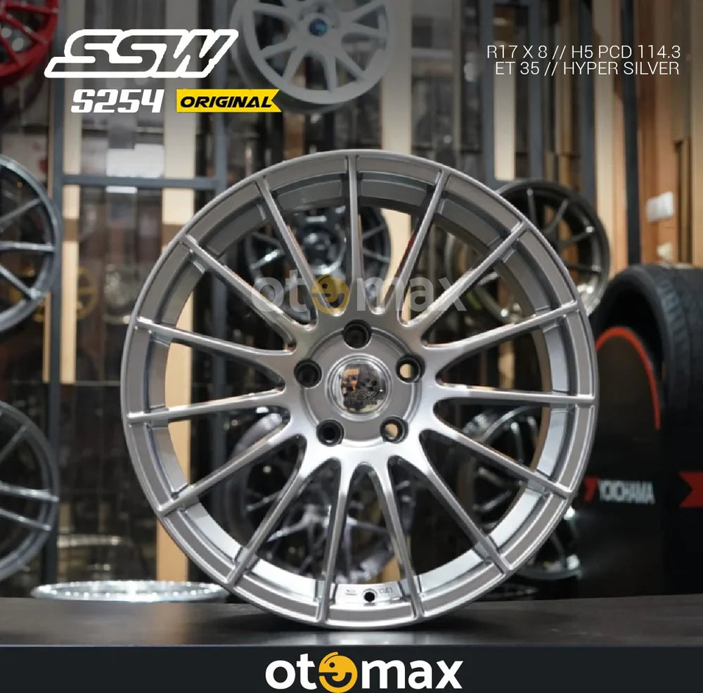 Velg Mobil SSW S254 Original Ring 17 Hyper Silver – Otomax Store : Jual ...