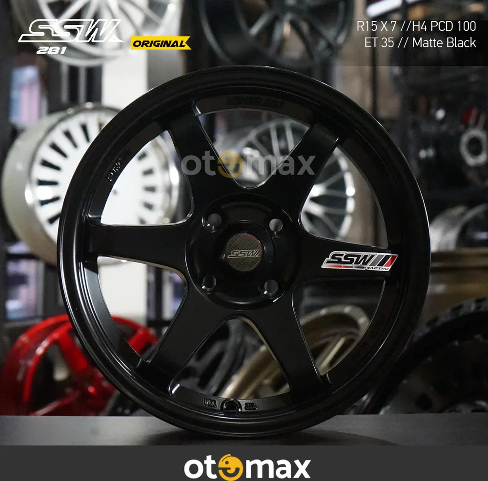 Velg Mobil SSW S281 Original Ring 15 Matt Black – Otomax Store : Jual ...