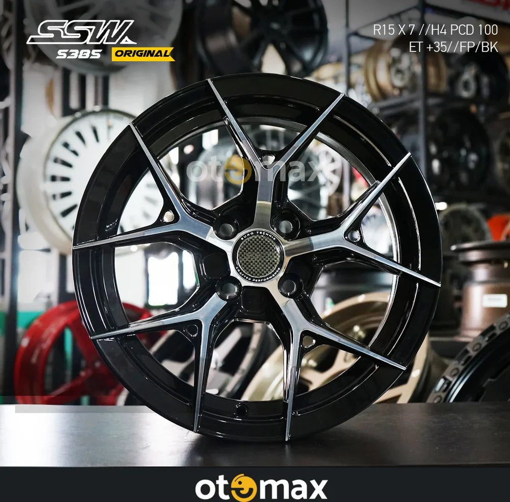Velg Mobil SSW S385 Original Ring 15 FP/BK|Otomax store – Otomax Store ...