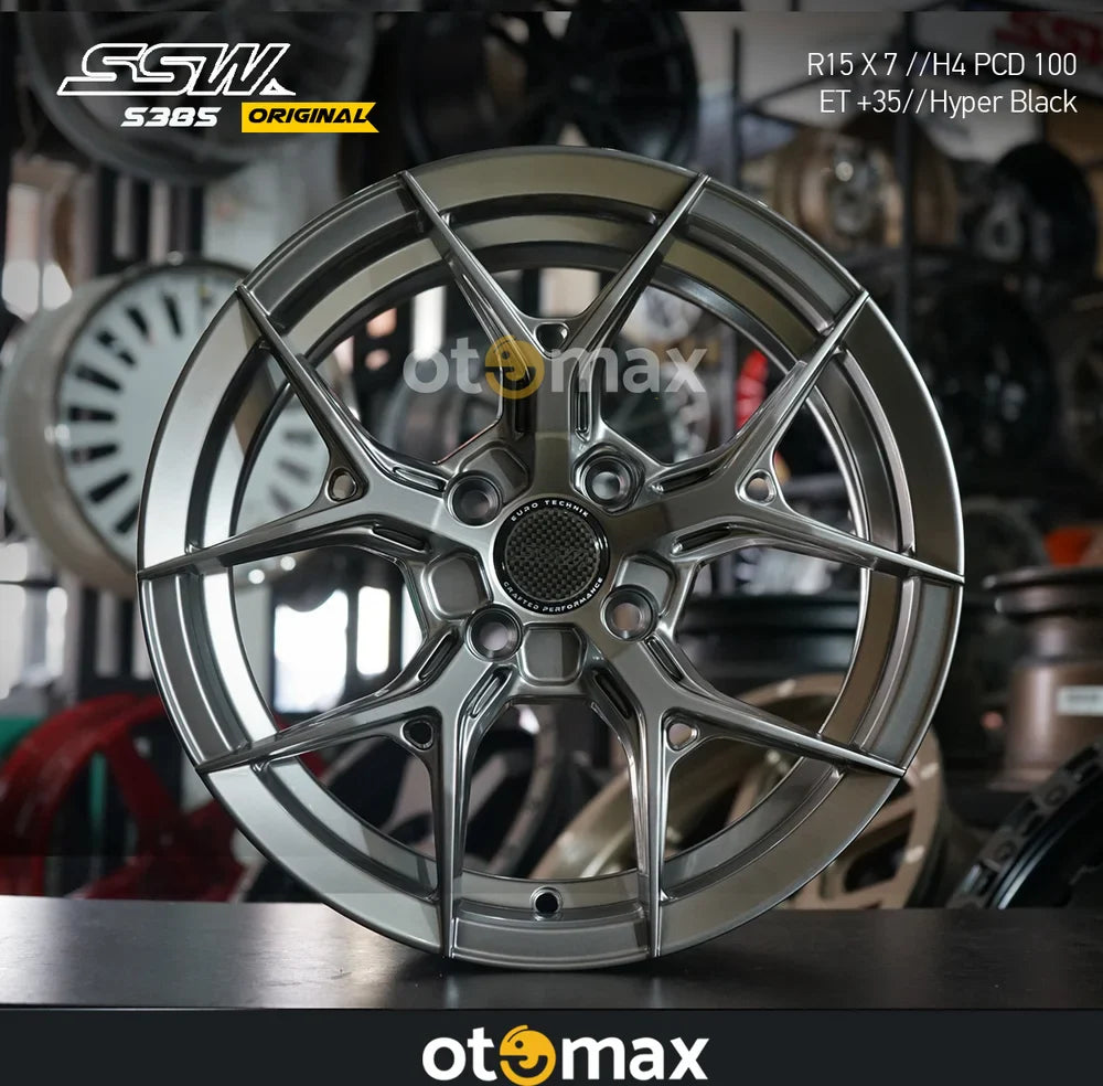 Velg SSW S385 Hyper Black - Desain Modern & Tahan Lama untuk Mobil Anda – Otomax Store : Jual ...