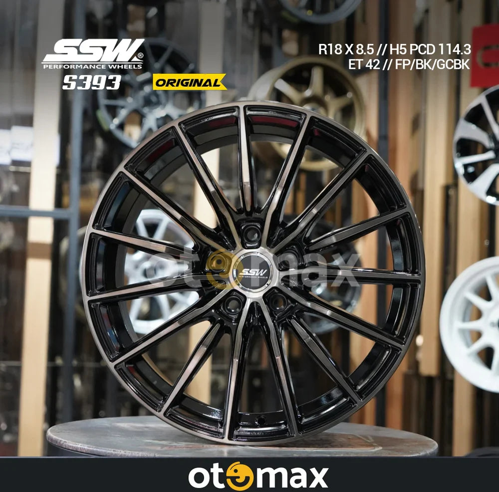 Velg SSW S393 Original Ring 18 FPBK/GCBK Tampil Kuat Dan Elegant ...