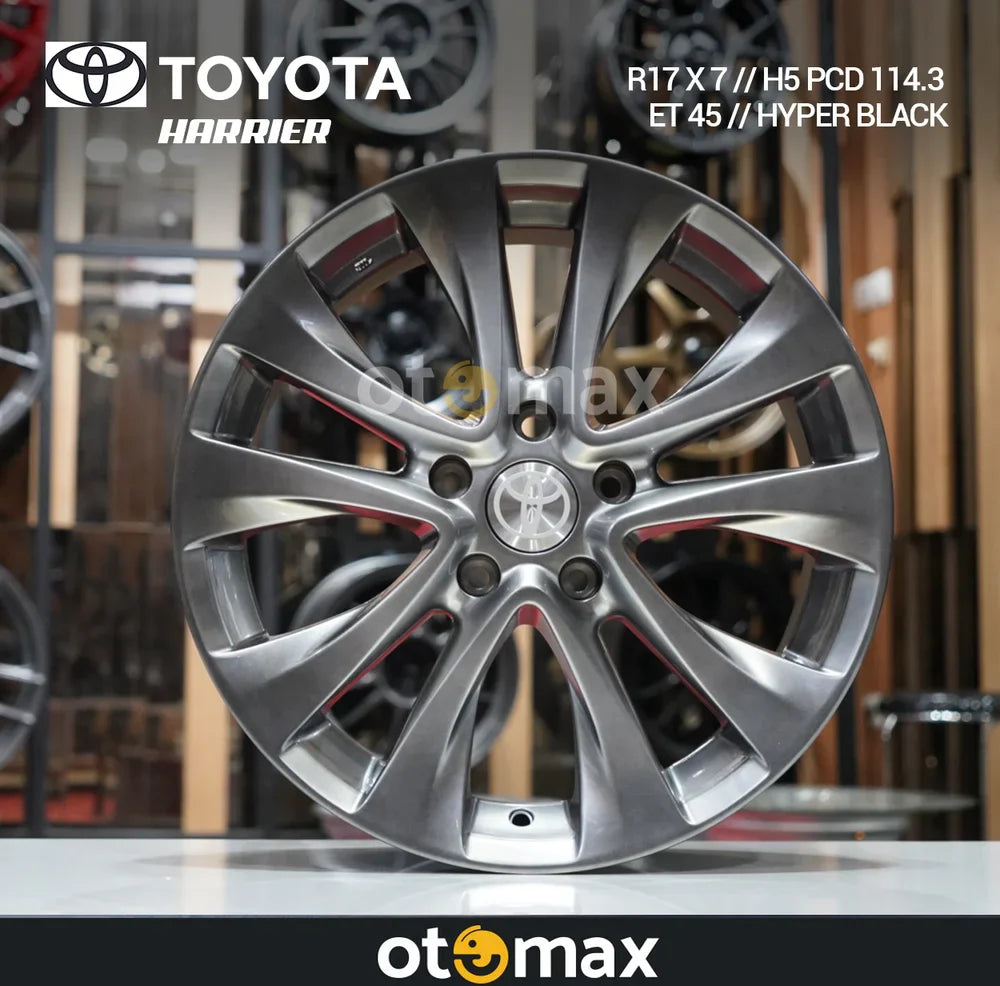 Velg Mobil Toyota Harrier Ring 17 Hyper Black | Otomax Store – Otomax ...
