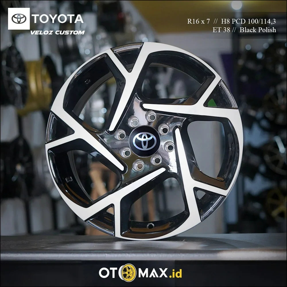 Velg Mobil Toyota VelOz Custom Ring 16 H 8 | Otomax Store – Otomax ...