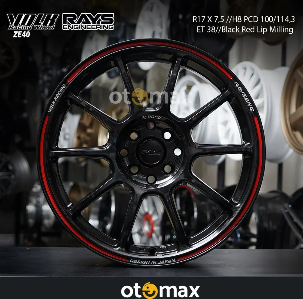Velg Mobil Volk Rays ZE40 Ring 17 H8 - Desain Agresif & Performan ...
