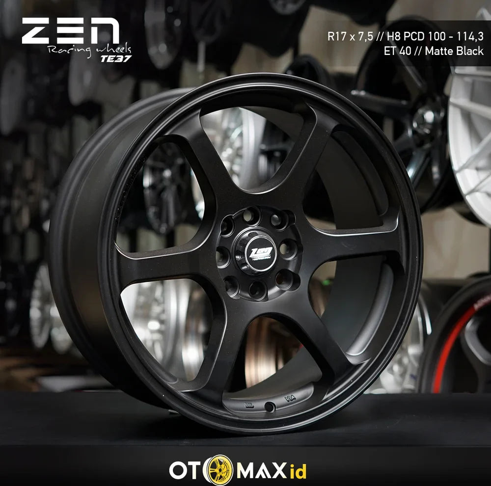 Velg Mobil Vors ZEN Technology Ring 17 Black Matte | Otomax Store ...