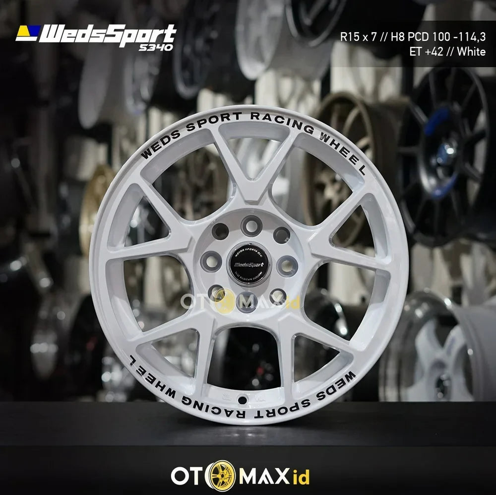 Velg Mobil Weds Sport Ring 15 White – Otomax Store : Jual Velg Mobil ...