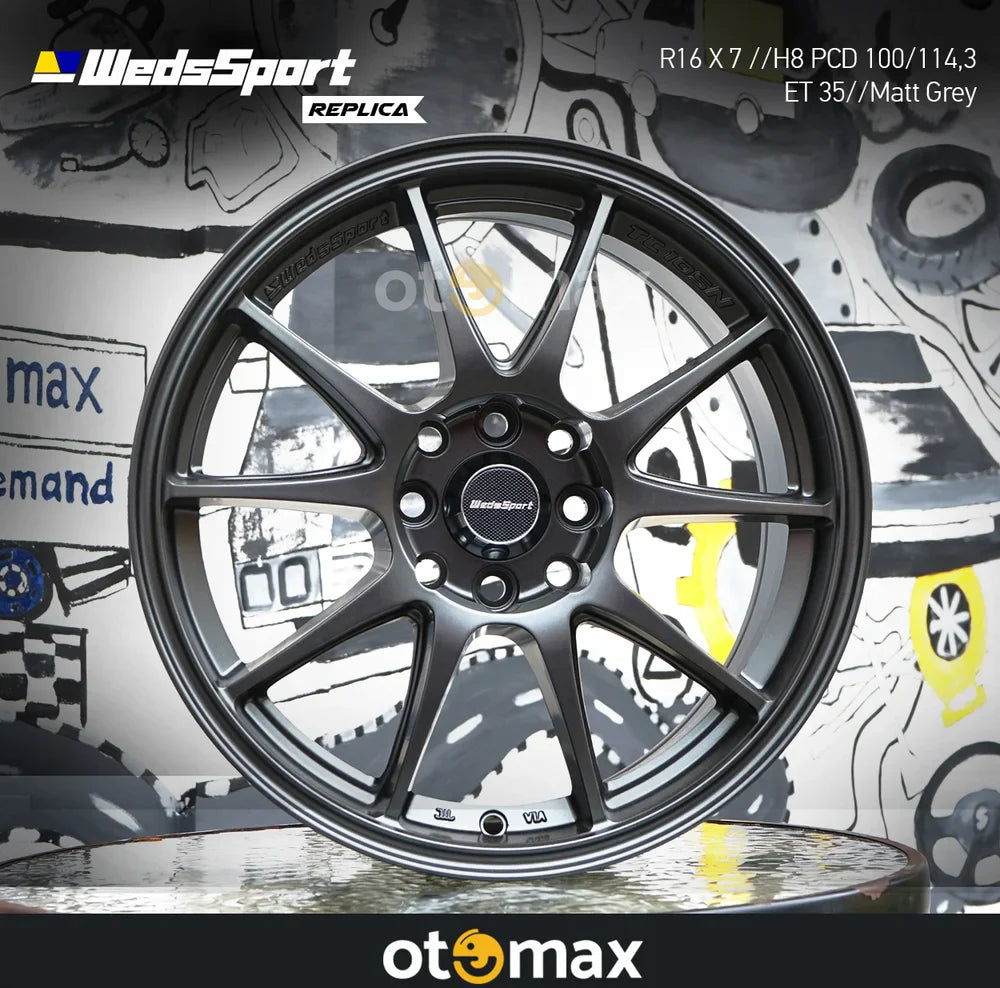 Velg Mobil Ring 16 Mat Grey Weds Sport TC105N - Ideal untuk Mobil Sport ...