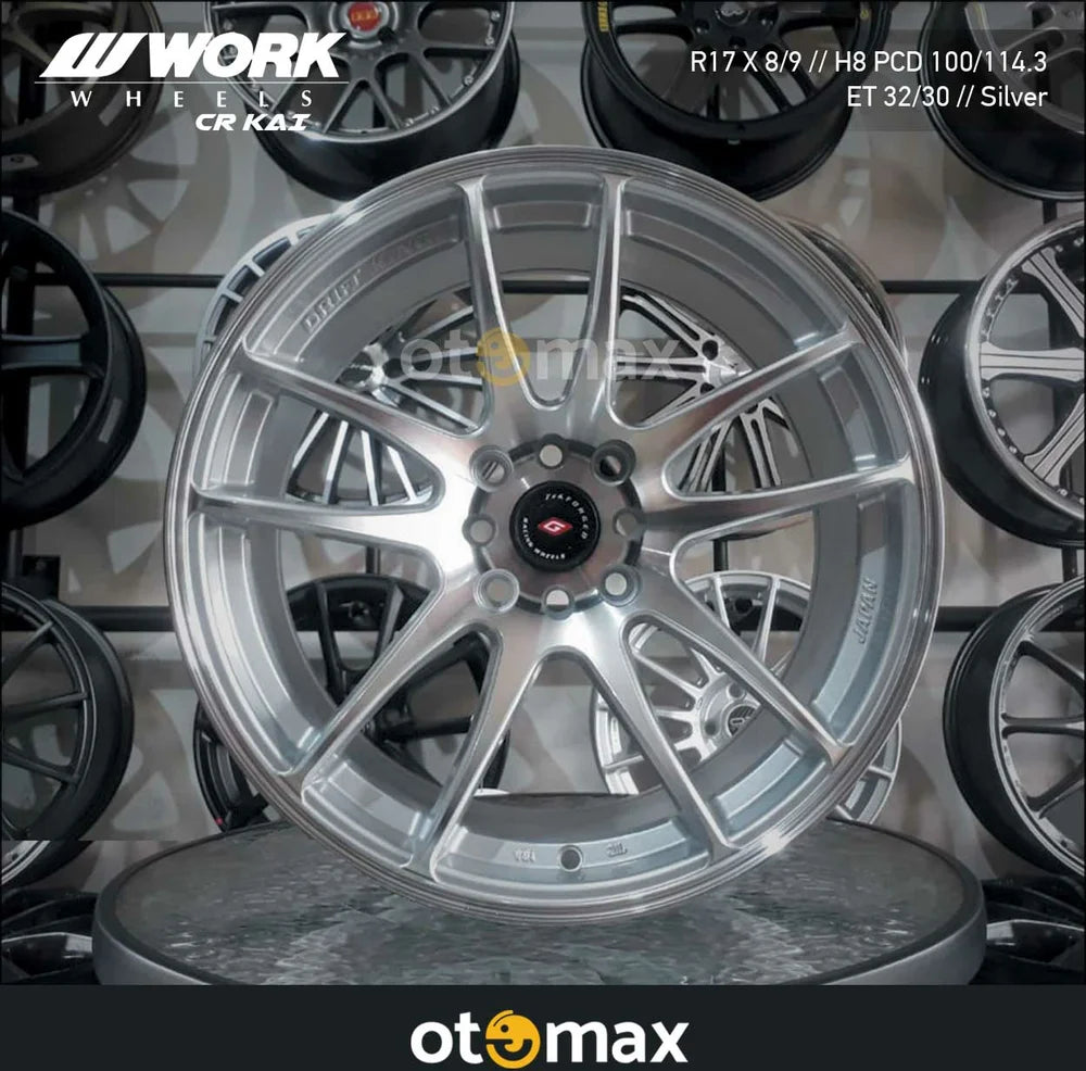 Velg Mobil Work CR KAI Ring 17 Silver | Otomax Store – Otomax Store ...